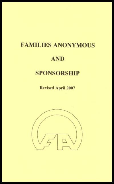 #1020 FA and Sponsorship - Families Anonymous